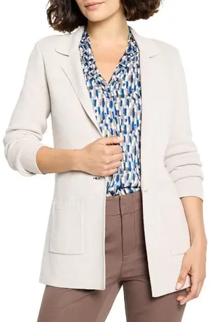 NIC+ZOE Knit Blazer - Sugar Cookie