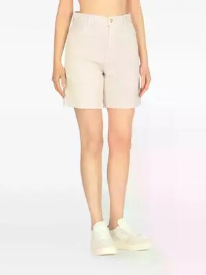 FAY Frayed Five-pocket Shorts - Neutrals