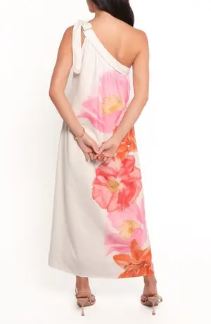 PETAL & PUP Charlize One-shoulder Maxi Sundress
