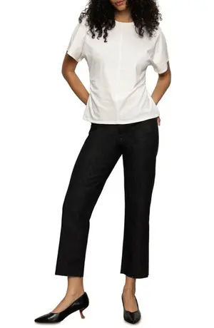 Sanctuary Dolman Sleeve Organic Cotton T-shirt - White