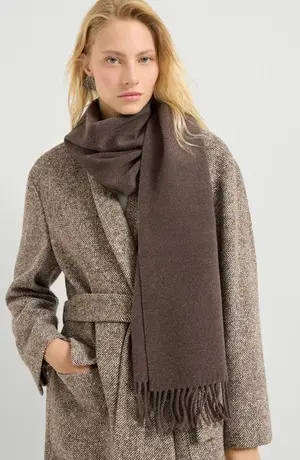 Brunello Cucinelli Cashmere Scarf - Brown