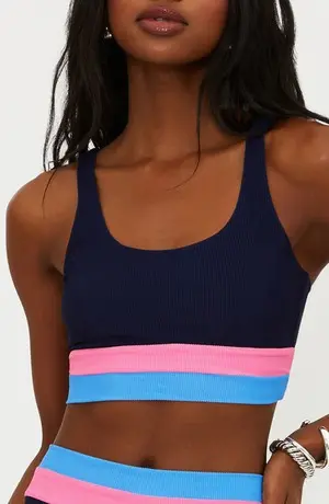 Beach Riot Mackenzie Colorblock Bikini Top - Paradise