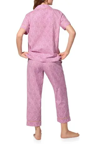 BEDHEAD PAJAMAS Print Organic Cotton Crop Pajamas