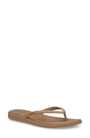 CROCS Miami Flip Flop - Milk Chocolate