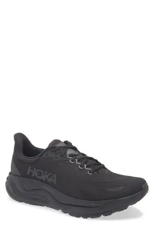 HOKA® Arahi Stability Athletic Sneakers - Black/black