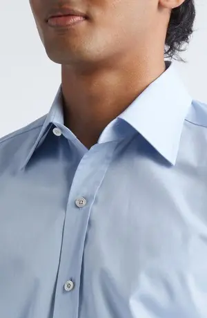 TOM FORD Classic Fit Cotton Button-up Shirt