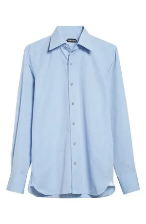 TOM FORD Classic Fit Cotton Button-up Shirt