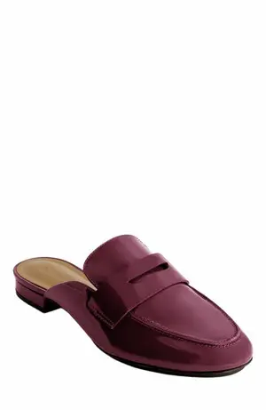 Bernardo Balda Loafer Mule - Bordeaux