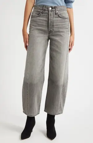 Veronica Beard Ryder High-waist Barrel-leg Jeans