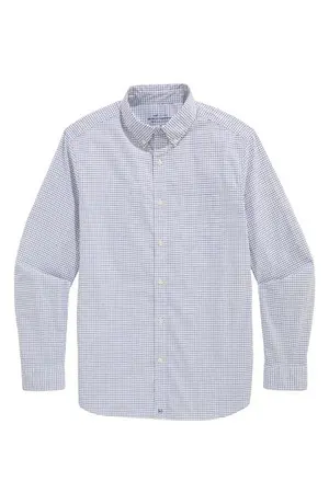 Vineyard Vines Wauwinet Performance Cotton Blend Button-down Shirt