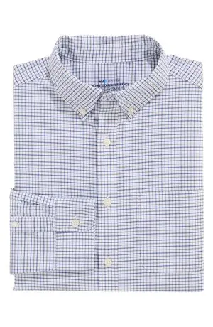 Vineyard Vines Wauwinet Performance Cotton Blend Button-down Shirt