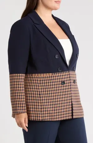 TAHARI ASL Color Block Blazer