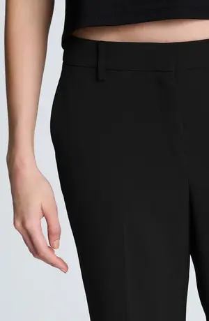 KENNETH COLE Luxe Twill Flare Trousers