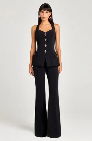 NADINE MERABI Flare Leg Pants