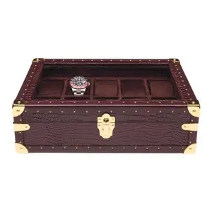 RAPPORT LONDON Brompton Optic Ten Watch Box - Brown