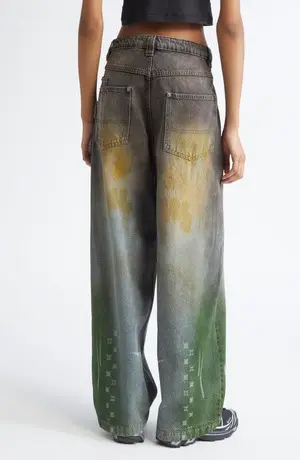PAOLINA RUSSO Baggy Wide Leg Jeans