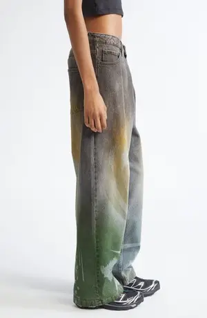 PAOLINA RUSSO Baggy Wide Leg Jeans