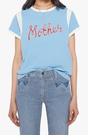 Mother Embroidered T-shirts For Women