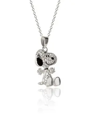 PEANUTS Snoopy 3d Pave Pendant