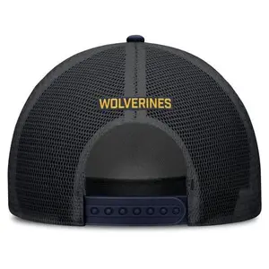 JORDAN BRAND Michigan Wolverines Rise Primetime Trucker Adjustable Hat