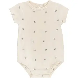 ELY'S & CO. Embroidered Romper - Ivory Berry