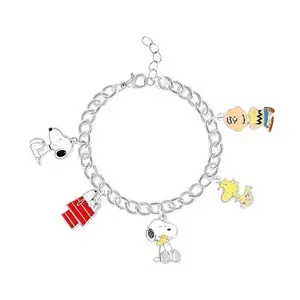 PEANUTS Snoopy Woodstock Charm Bracelet
