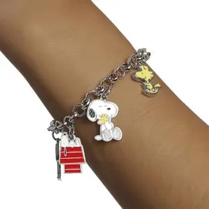 PEANUTS Snoopy Woodstock Charm Bracelet
