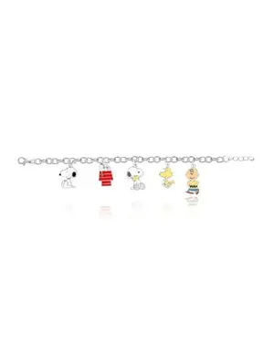 PEANUTS Snoopy Woodstock Charm Bracelet