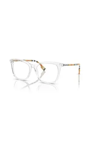 Burberry 52mm Square Optical Glasses - Transparent