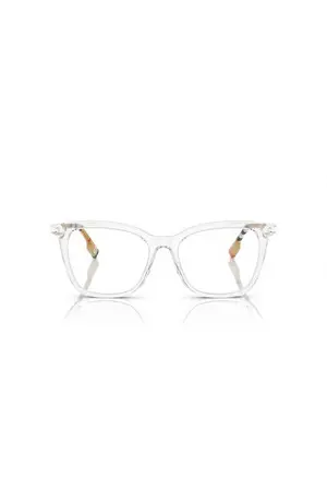 Burberry 52mm Square Optical Glasses - Transparent