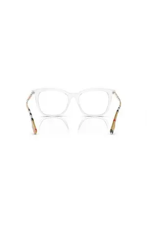 Burberry 52mm Square Optical Glasses - Transparent