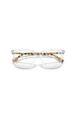 Burberry 52mm Square Optical Glasses - Transparent