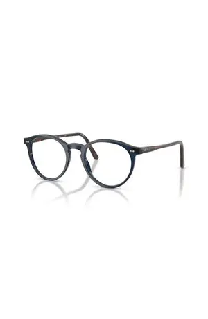 Polo Ralph Lauren 48mm Phantos Optical Glasses - Blue