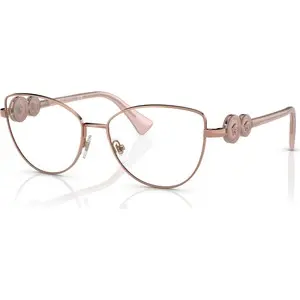 Versace 55mm Cat Eye Optical Glasses - Pink