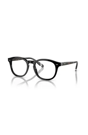 Polo Ralph Lauren 52mm Square Optical Glasses - Black