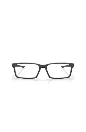 Oakley 57mm Rectangle Eyeglasses - Black