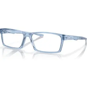 Oakley 57mm Rectangle Eyeglasses - Blue