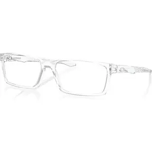 Oakley 57mm Rectangle Eyeglasses - Transparent