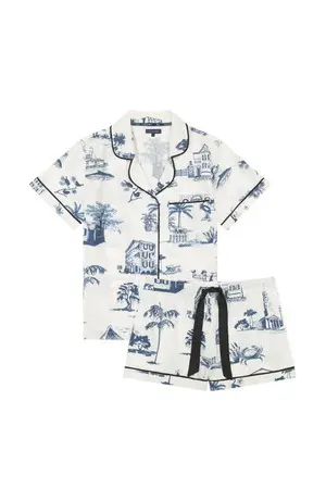 KATIE KIME Charleston Toile Shorts Set