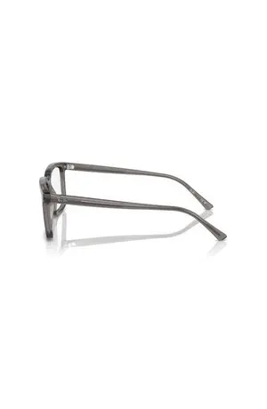Ray-ban 54mm Rectangle Full Rim Eyeglasses - Grey