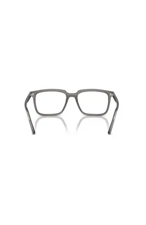 Ray-ban 54mm Rectangle Full Rim Eyeglasses - Grey