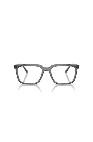 Ray-ban Rectangle Full Rim Eyeglasses - Grey