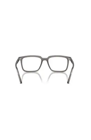 Ray-ban Rectangle Full Rim Eyeglasses - Grey