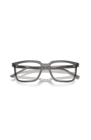 Ray-ban Rectangle Full Rim Eyeglasses - Grey