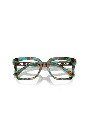 Michael Kors 53mm Square Eyeglasses - Green