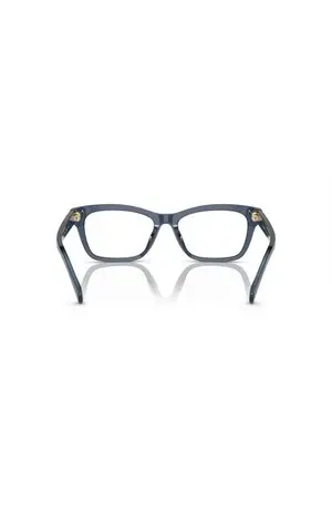 Ralph Lauren 54mm Rectangle Optical Glasses - Blue