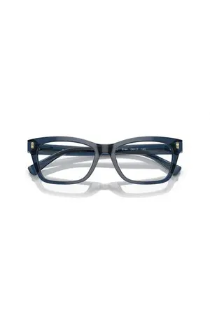 Ralph Lauren 54mm Rectangle Optical Glasses - Blue