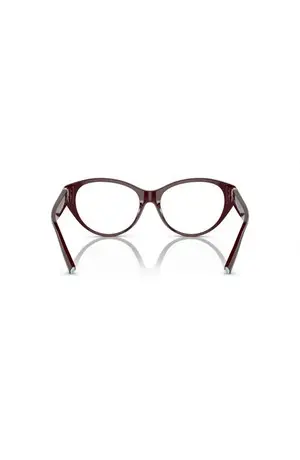 Tiffany & Co. Phantos Optical Glasses With Heart Motif - Red