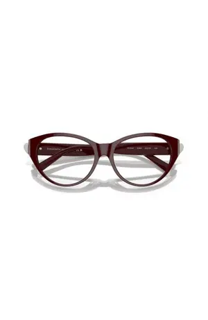 Tiffany & Co. Phantos Optical Glasses With Heart Motif - Red