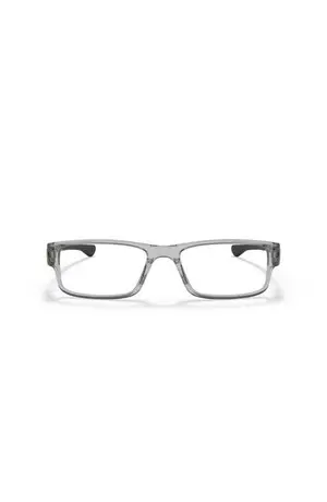 Oakley 53mm Rectangle Full Rim Eyeglasses - Black/grey